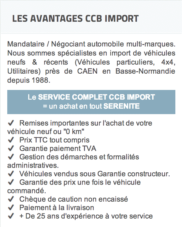 CCB Import : Pour tout savoir sur ce mandataire auto